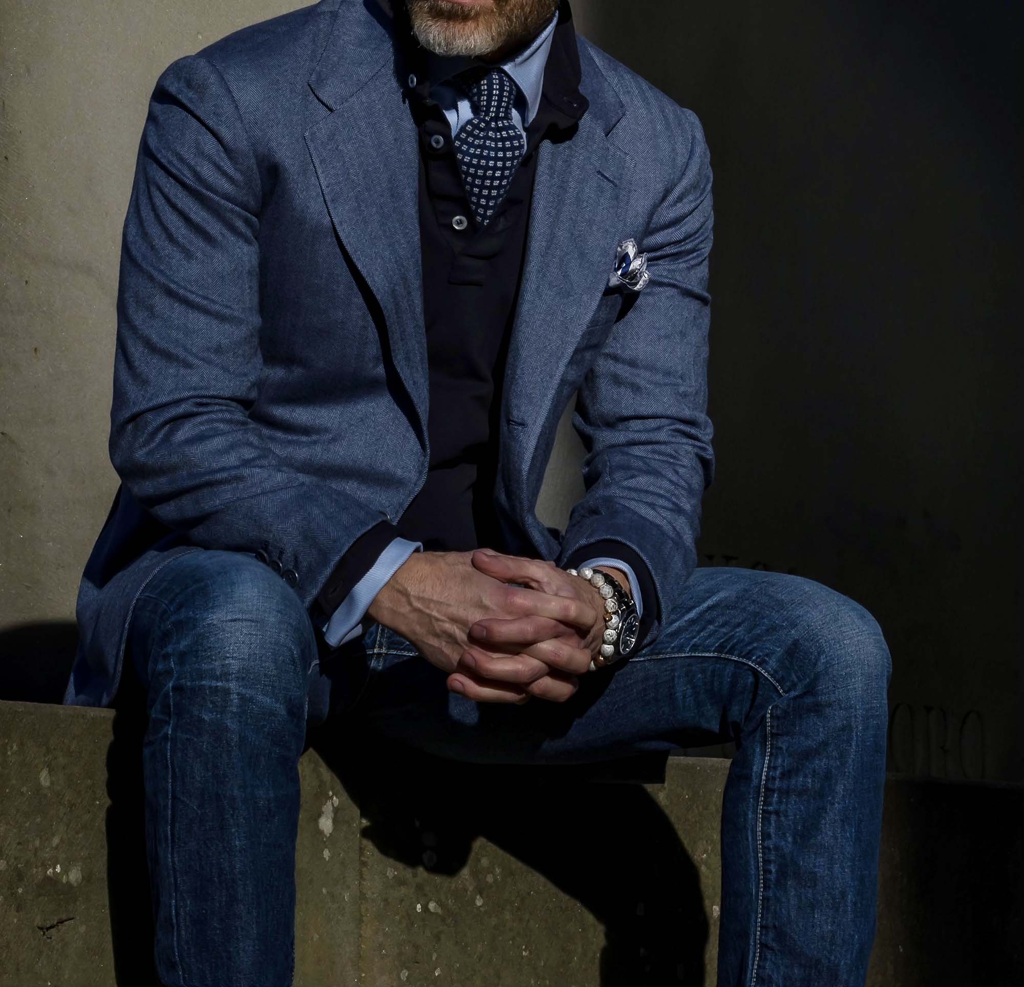 The refinement of relaxed look for "half seasons" – Stefano Bemer