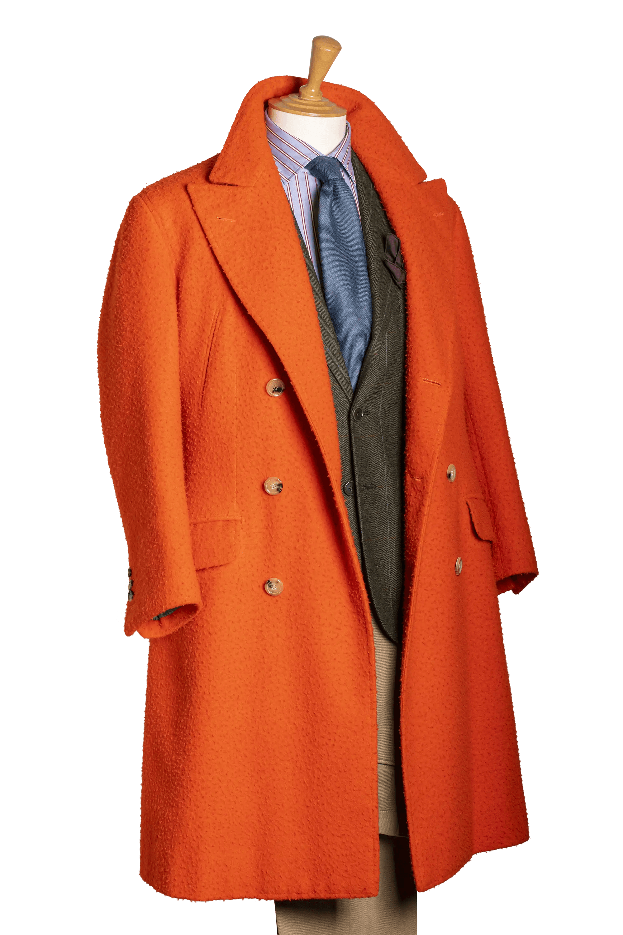 Orange Casentino Coat | Stefano Bemer