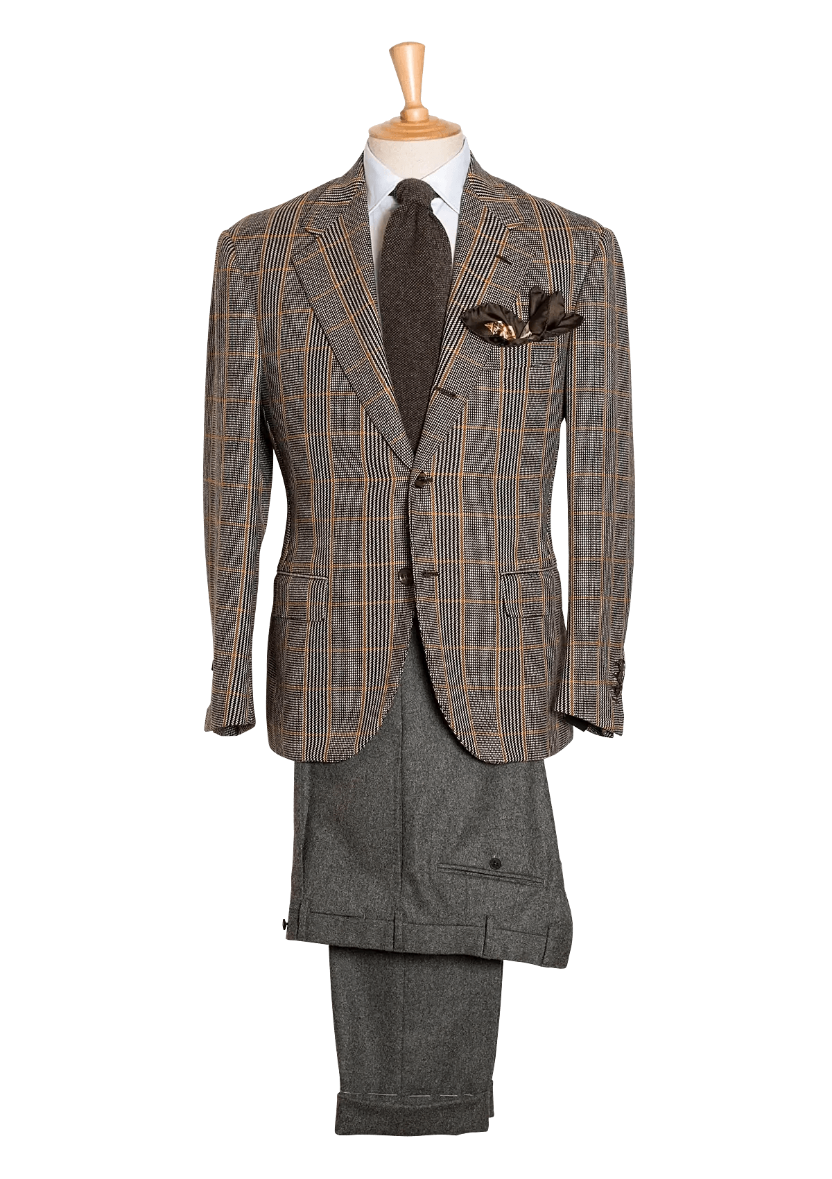 Grey Prince of Wales Tweed Jacket | Stefano Bemer